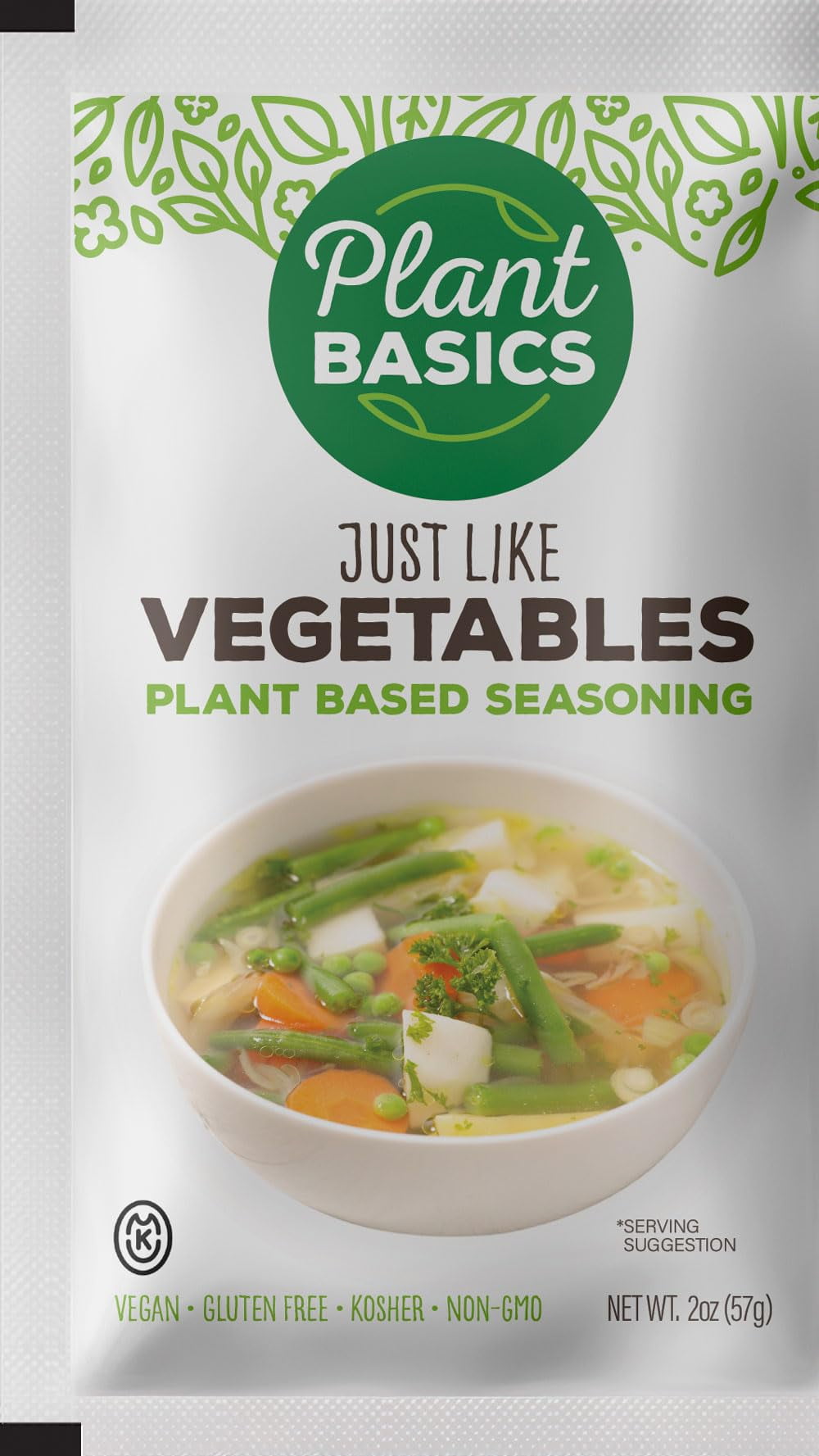 Plant Basics - Plant Based Seasoning, Just KMC2Like Vegetables, 2 ounce ...