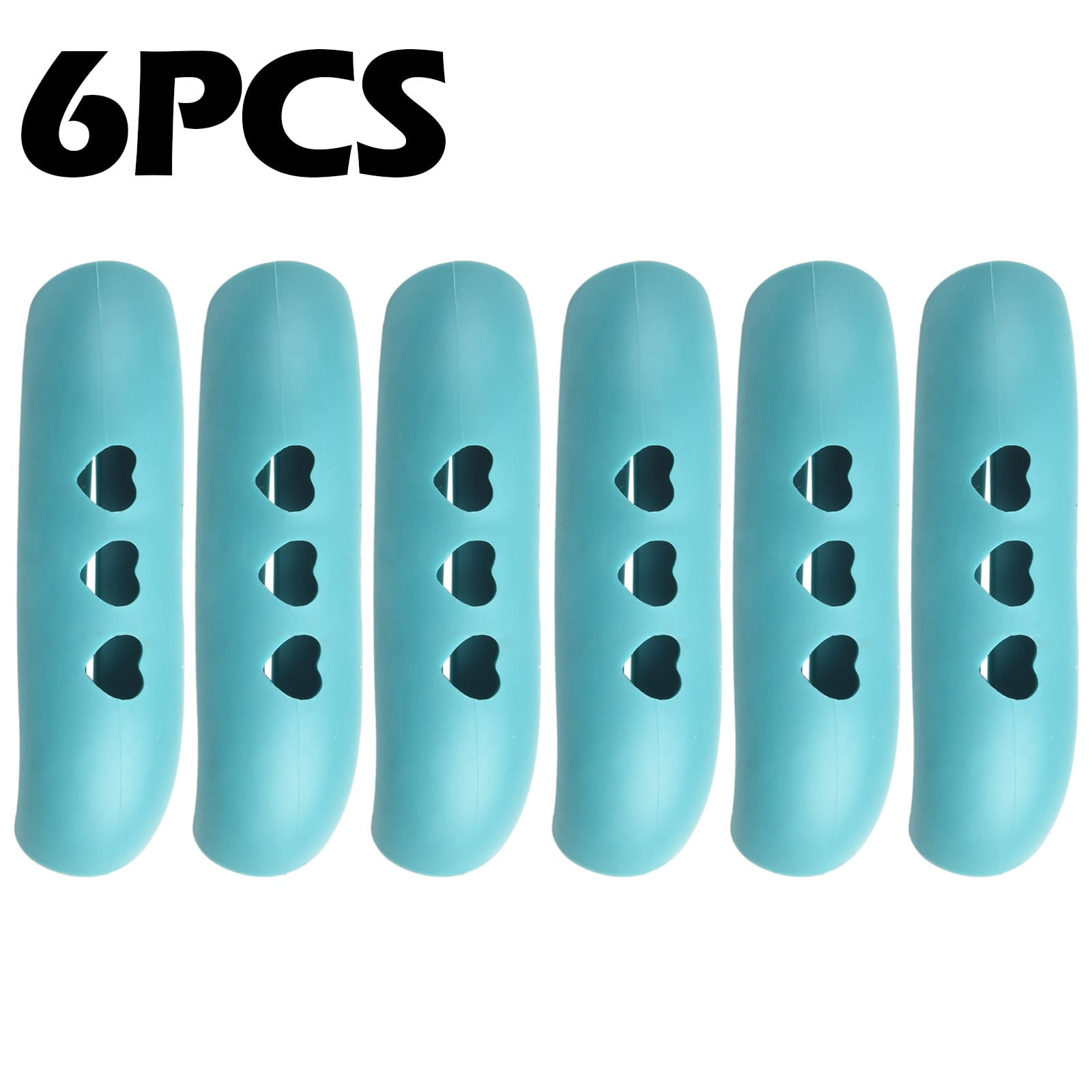 Mlless 6pcs Silicone Handles Anti-scalding Non-slip Silicone Pot Handle ...