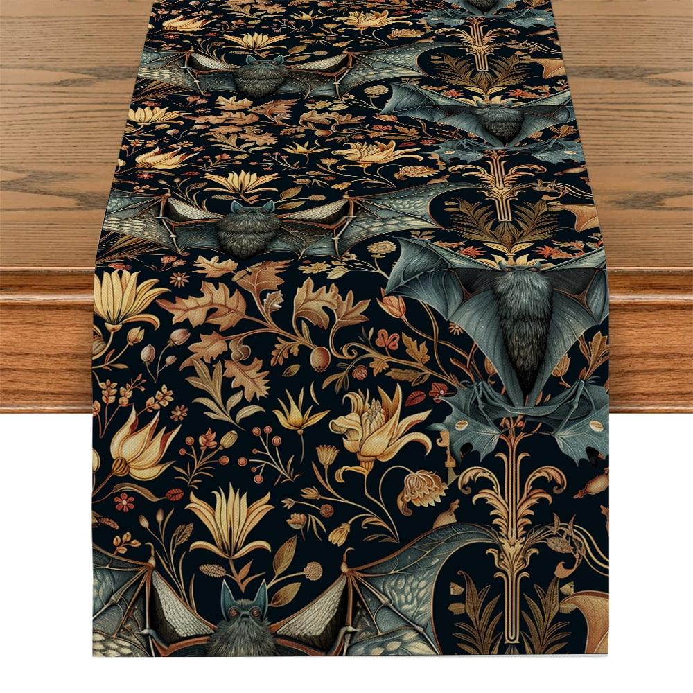 Plant Bat Table Runner Rustic Dining Table rations Table Runners for Wedding Party Coffee Hotel ...
