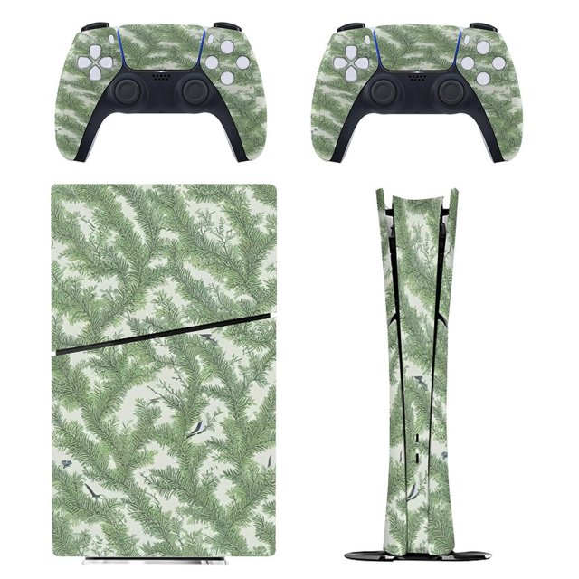 Plant Bird Leaves PS5/PS5 Slim Digital Disc Skin Sticker For Console ...