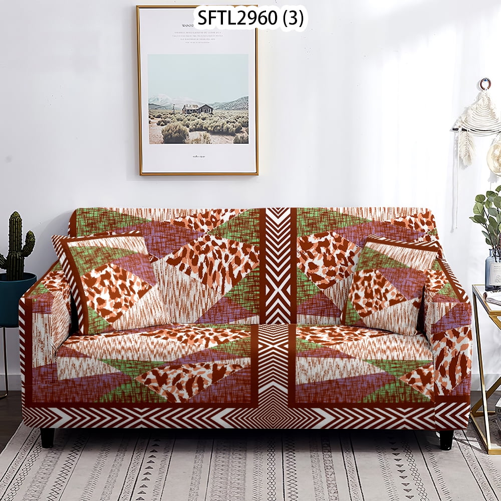 Plant Bright Flower Casual Style Seat Cover r 1/2/3/4-Seat Sectional L ...