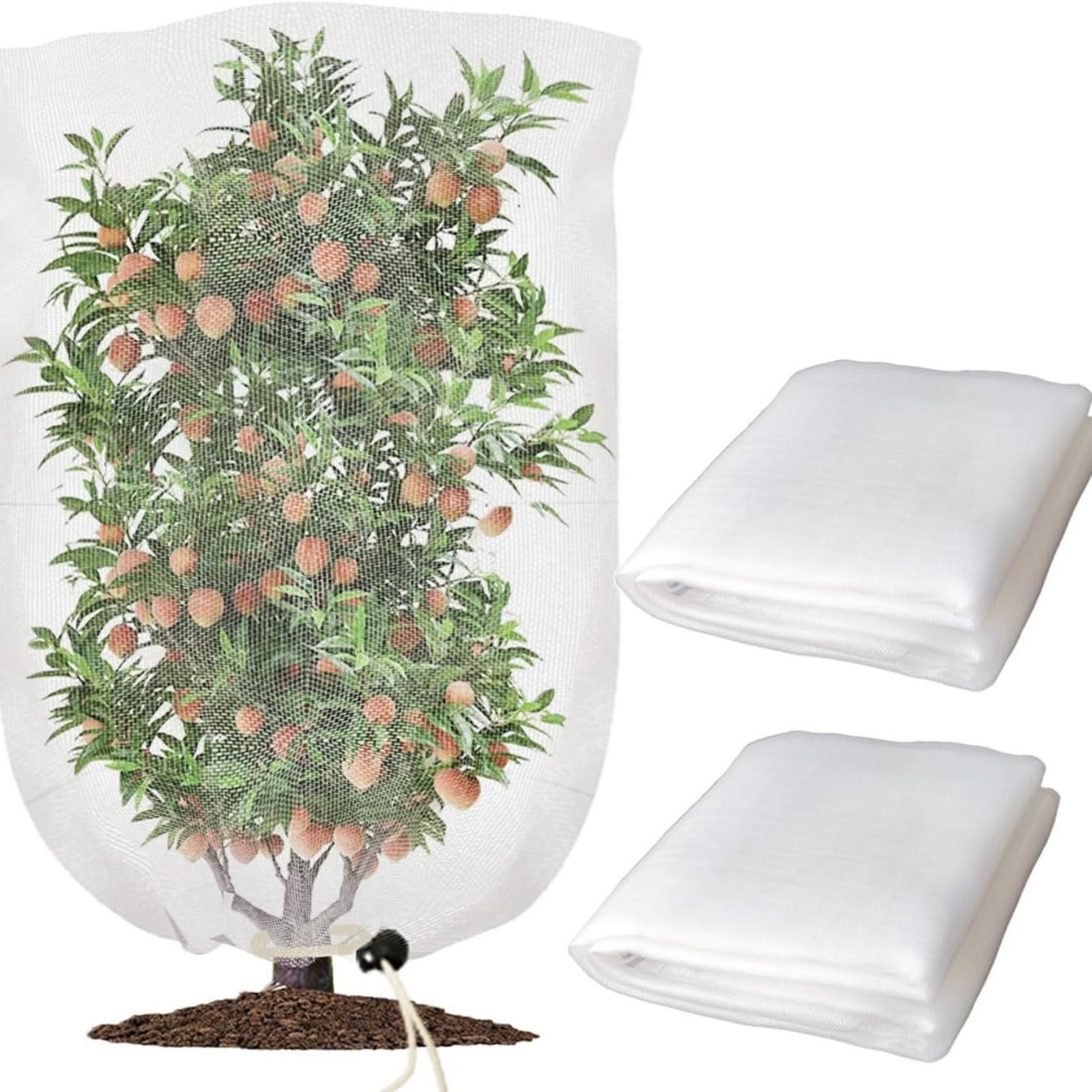 Plant Bundle Mouth Insect-Proof Mesh Bag Zipper And Drawstring Dual ...