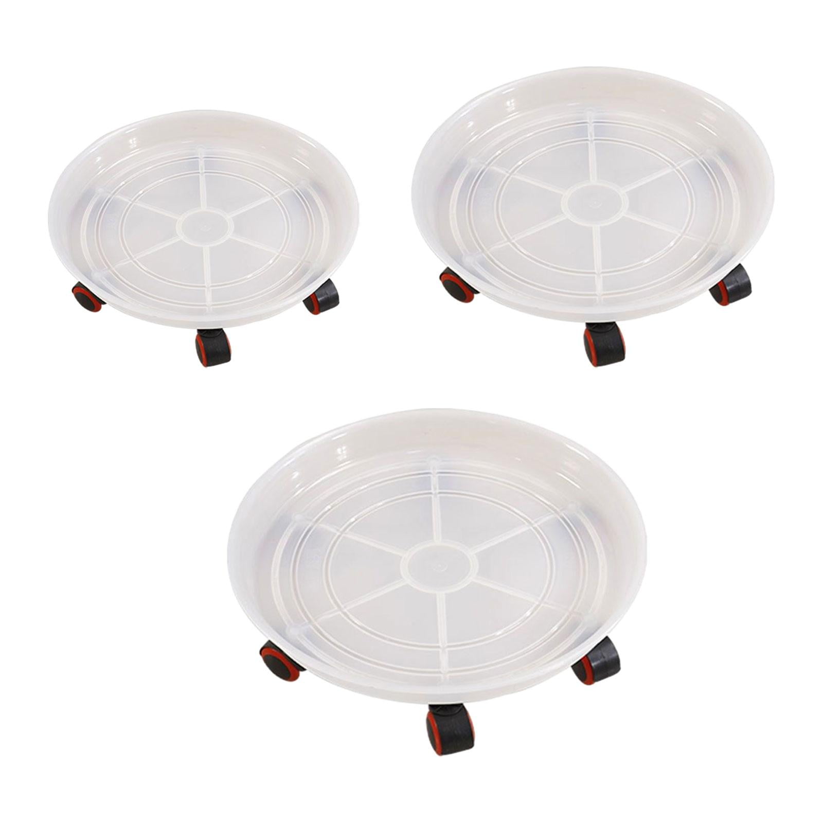 Plant Caddy Round Multifunctional Planter Trolley Flower Pot Mover for ...
