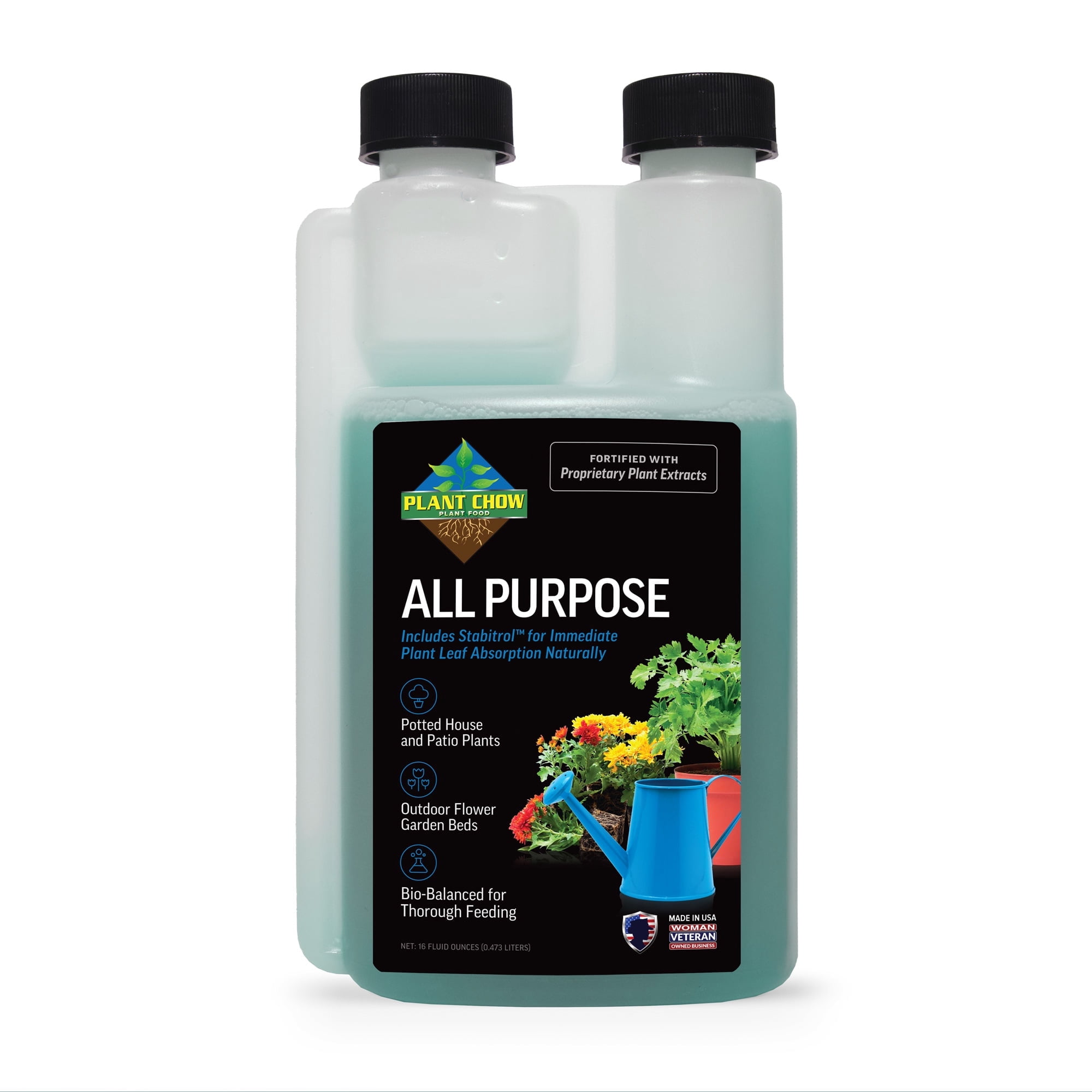 Plant Chow All Purpose Nutrient Liquid Plant Fertilizer 16 oz Garden ...