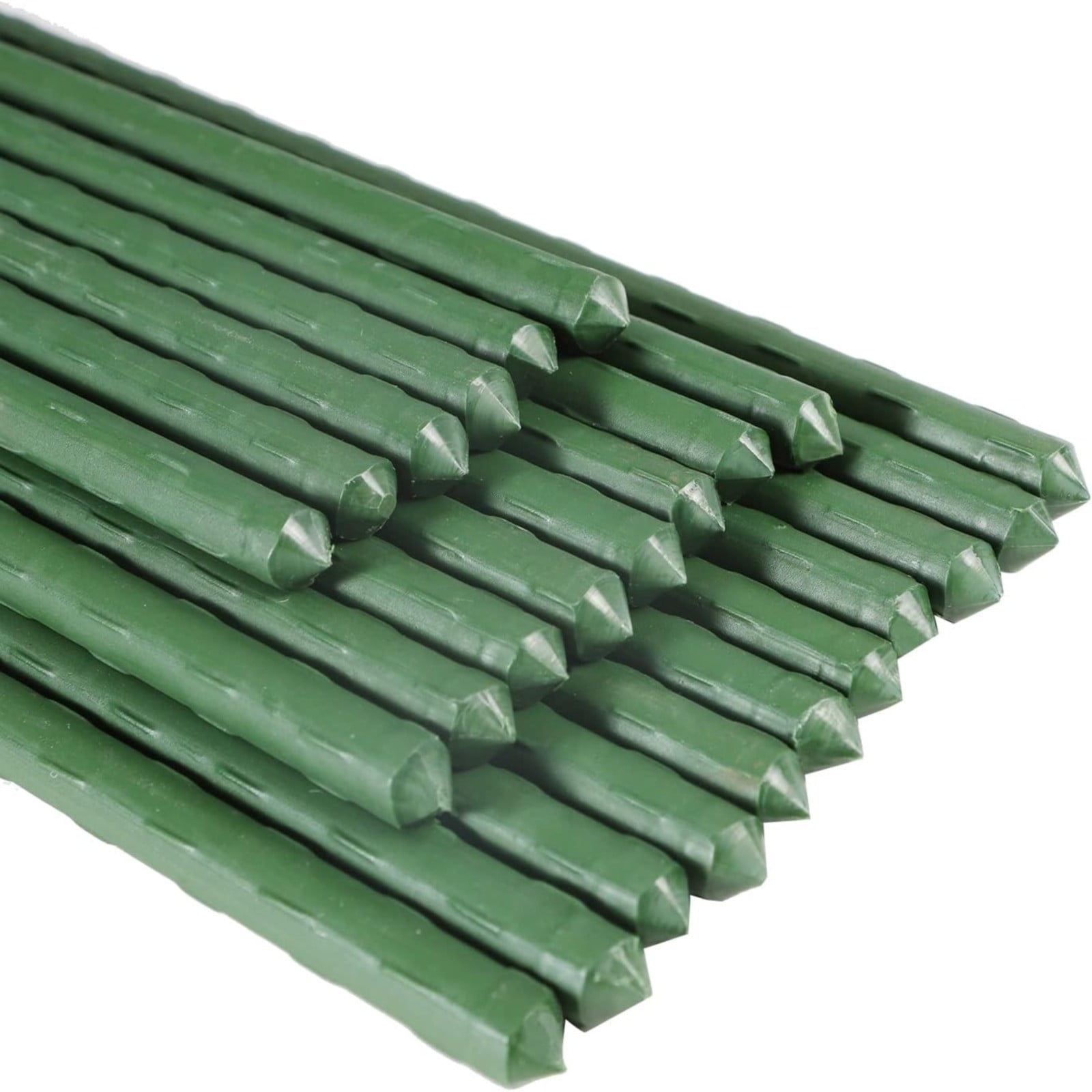 Plant Climbing Trellis|25 Pack Garden Stakes Plastic Coated Plant Cage ...