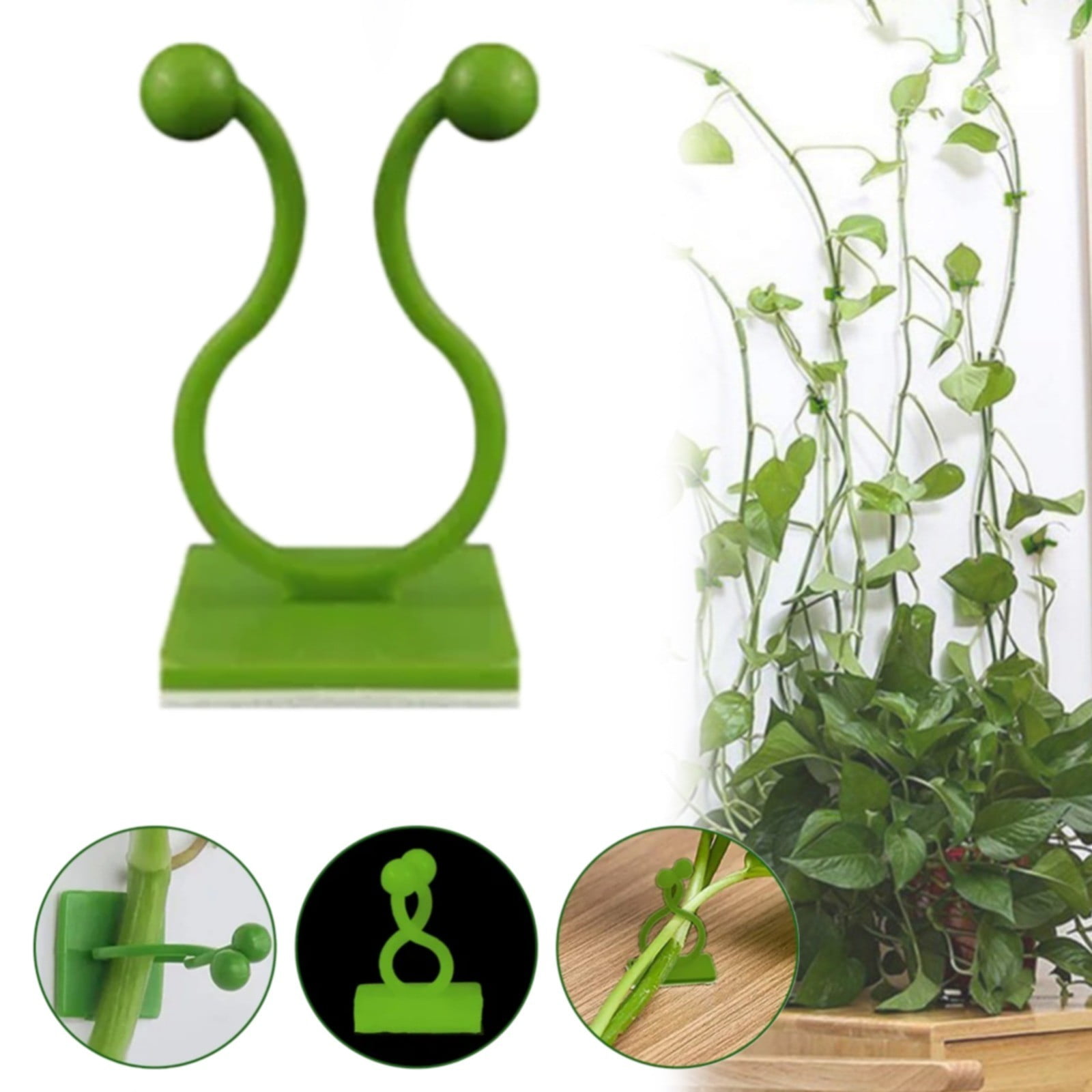 Plant Climbing Wall Fixing Clip (50 Pieces) Self Adhesive Hooks For ...