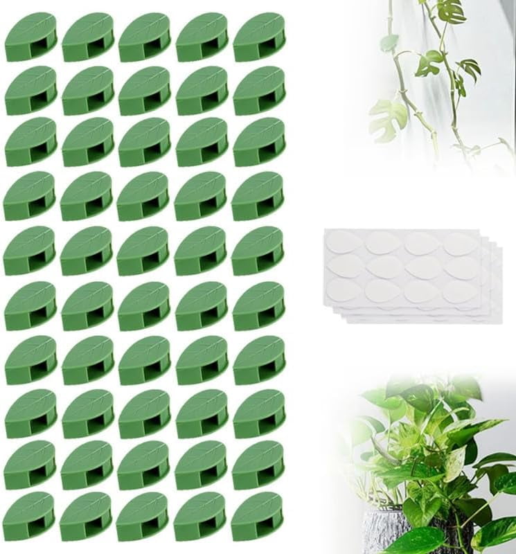 Plant Climbing Wall Fixture Clips, 2024 New Self-Adhesive Plant Clips ...
