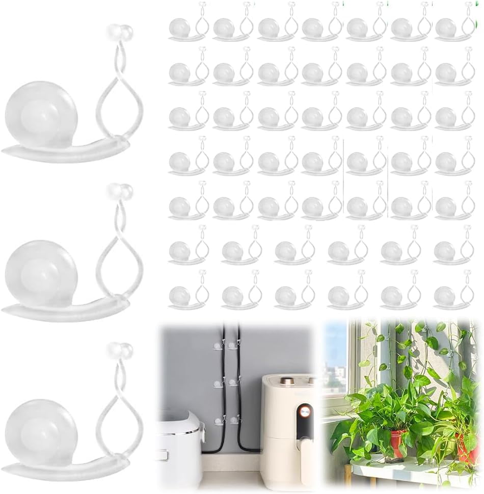 Plant Climbing Wall Fixture Clips, 2025 Upgrade Plant Support Clips ...