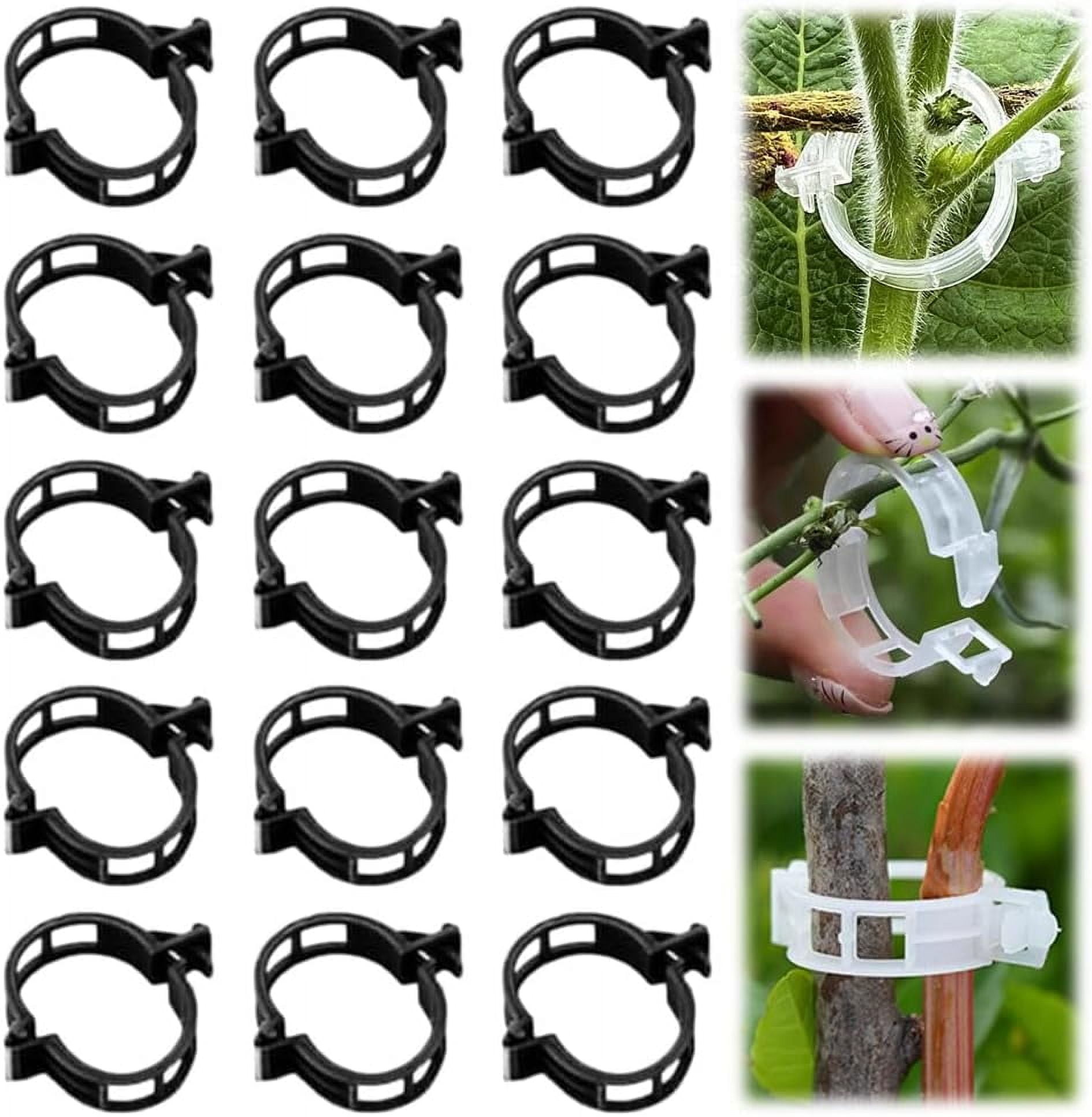 Plant Clips for Climbing Plants, Plant Support Clips Plastic Plant Clip ...