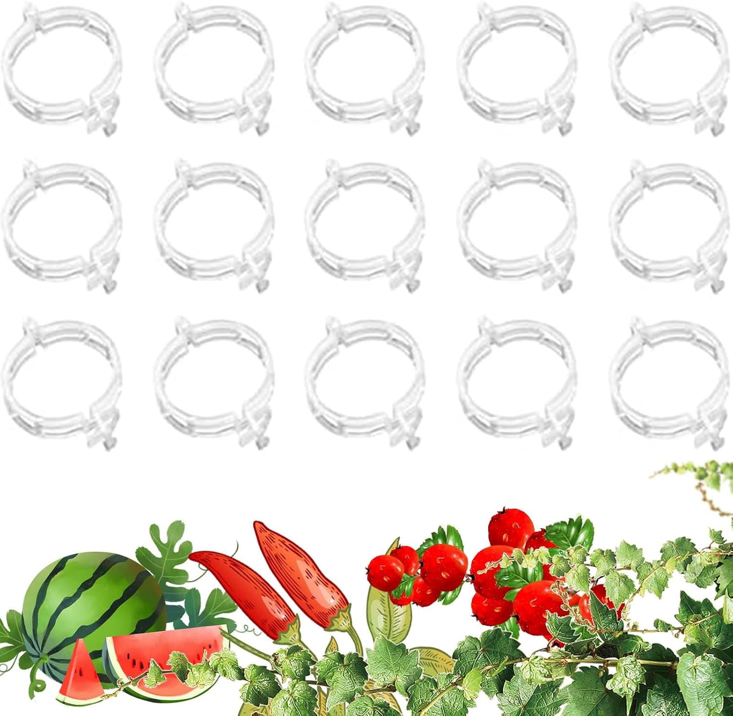 Plant Clips for Climbing Plants, Tomato Clips for Support, Garden ...