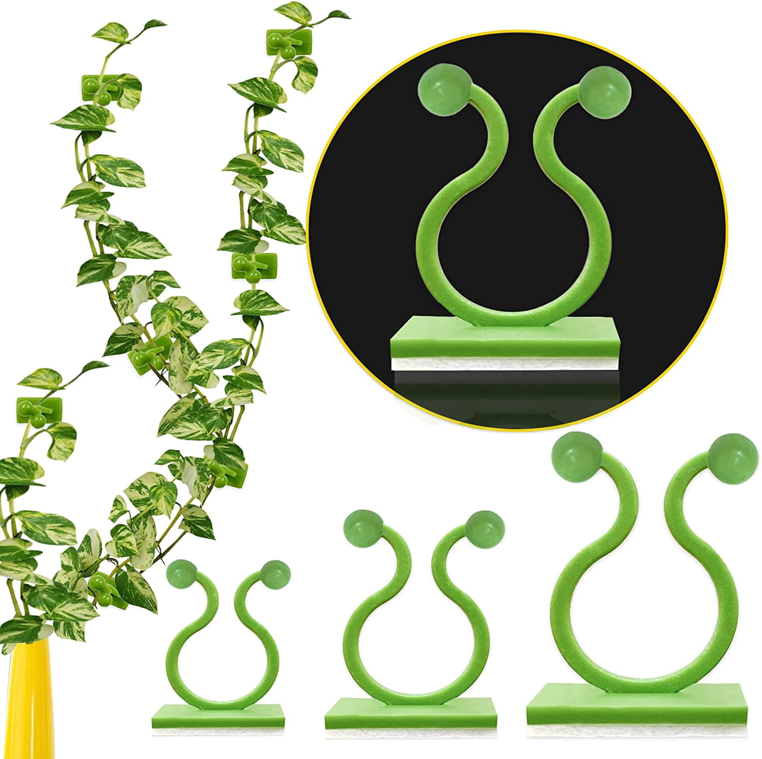 Plant Clips-Plant Climbing Wall Fixture Clips 110PCS, Invisible Clips ...