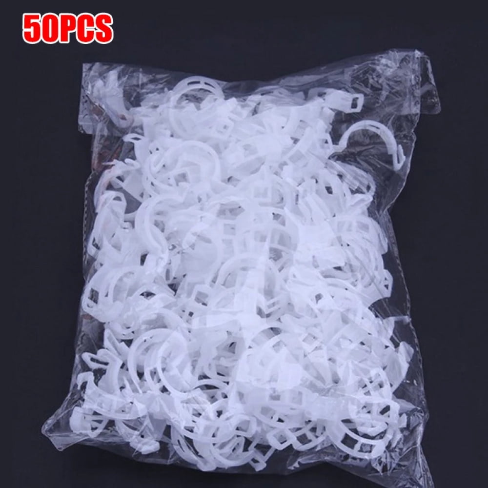 Plant Clips Supports Reusable Plastic Connects Fixing Vine Tomato Stem ...