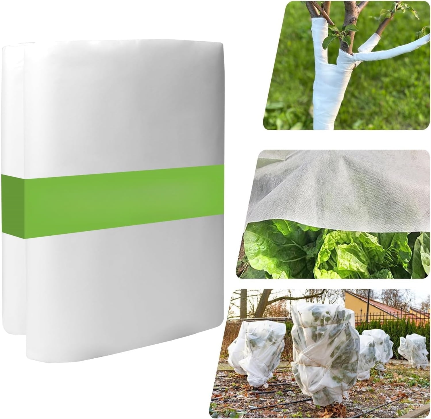 Plant Covers Freeze Protection 0.9 oz/yd², 6.6 ft x 16.4 ft Floating ...