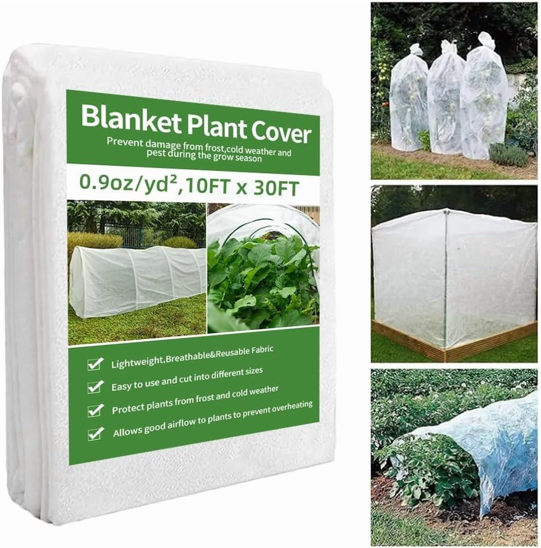 Plant Covers Freeze Protection 10ft x 30ft,Garden Floating Row Covers ...
