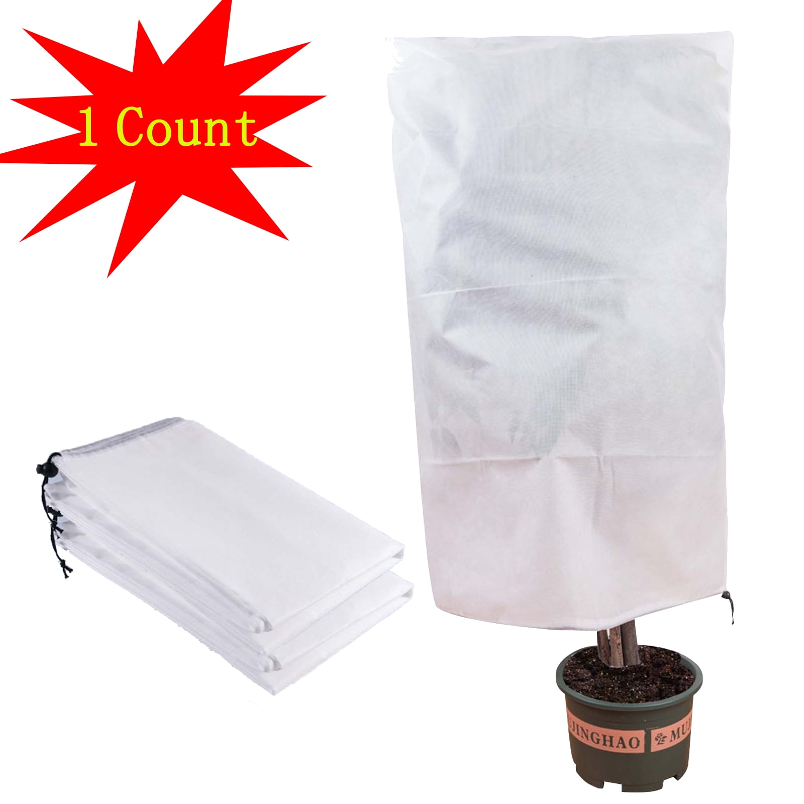 Plant Covers Freeze Protection, Frost Covers with Drawstring, Plant ...