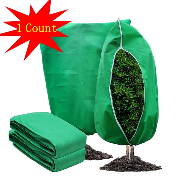 Plant Covers Freeze Protection, Frost Covers with Zipper Drawstring ...