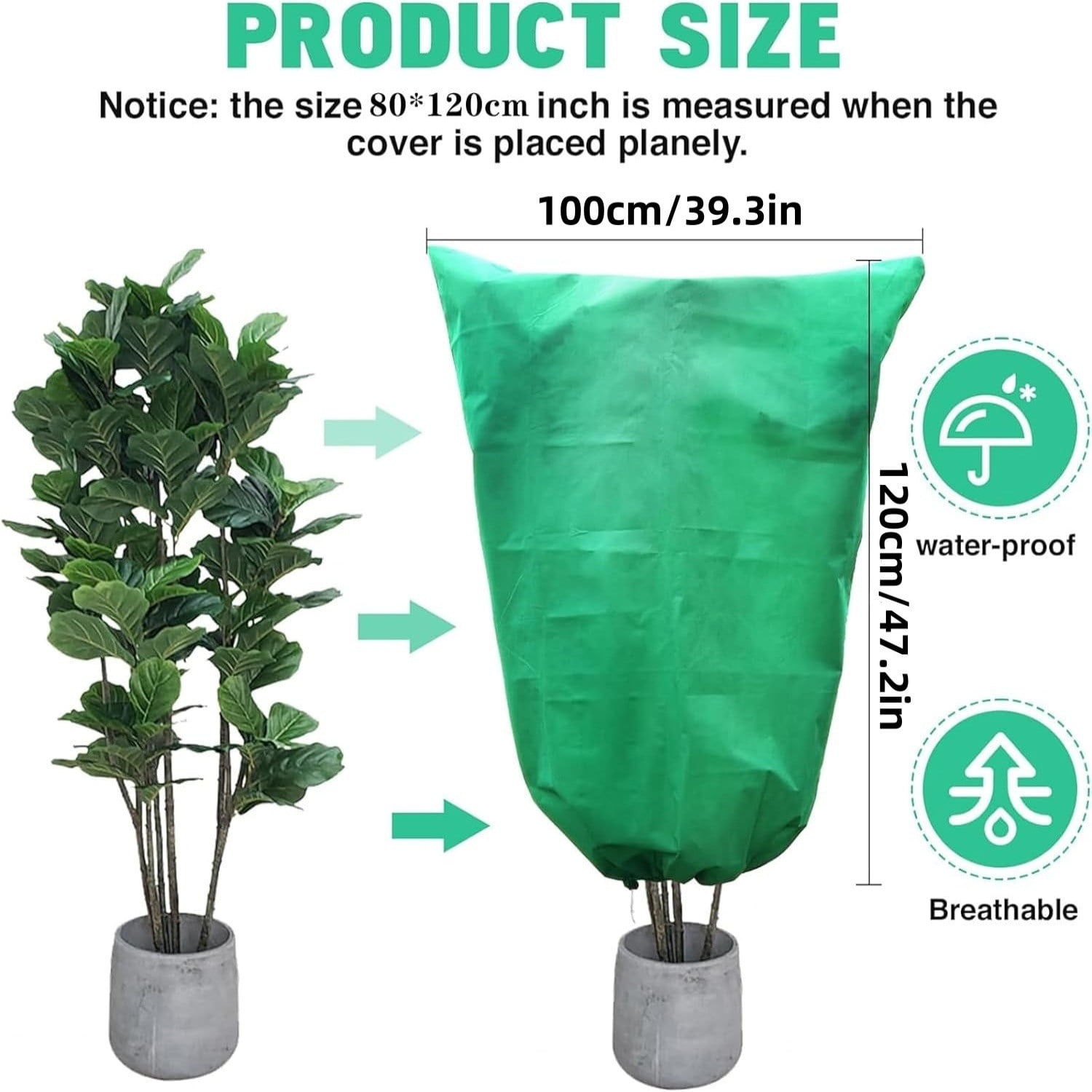 Plant Covers Freeze Protection,Large Frost Cloth Blankets With Zipper ...