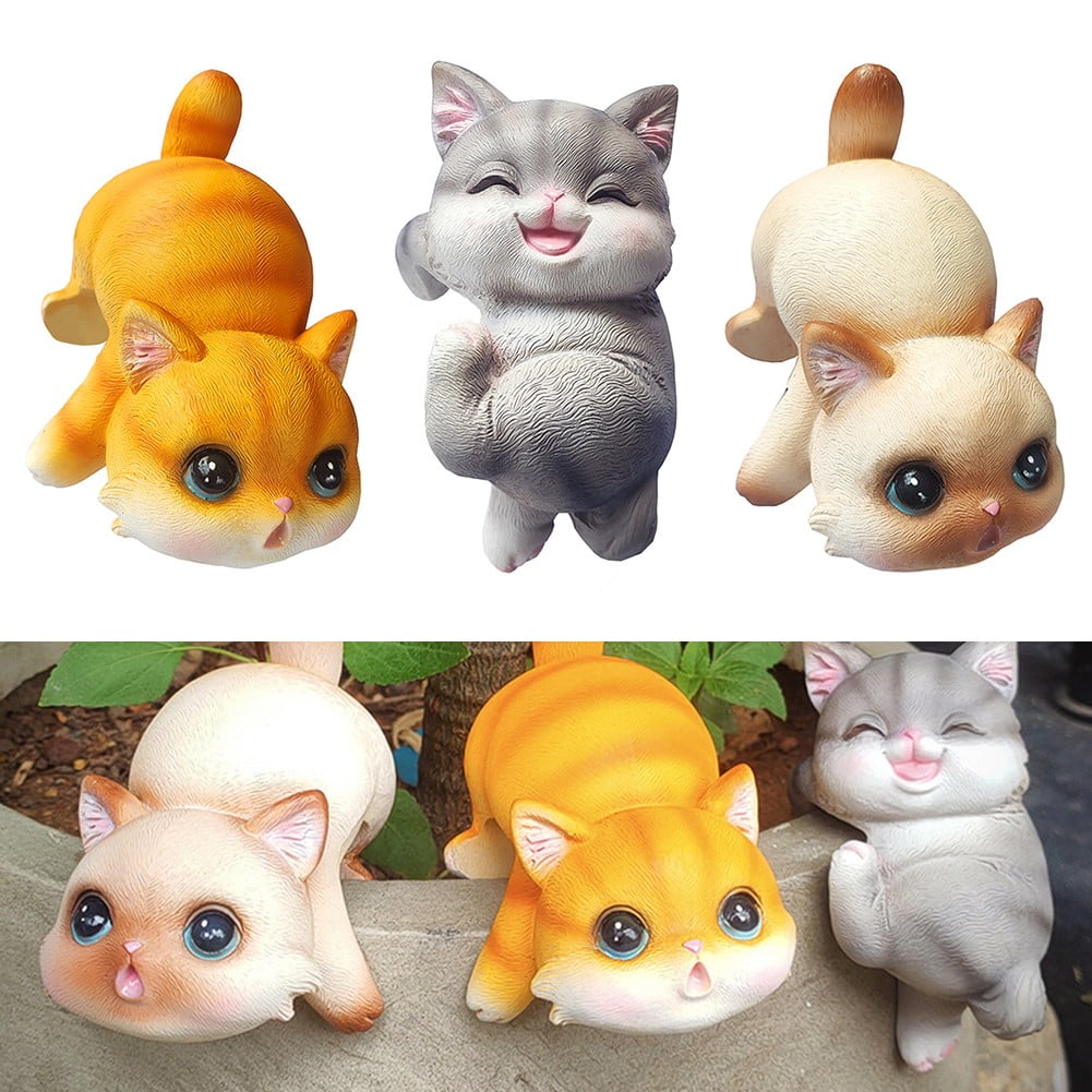 Plant Decorations for Pots Flower Pots Decorate Figurines Garden Statue ...