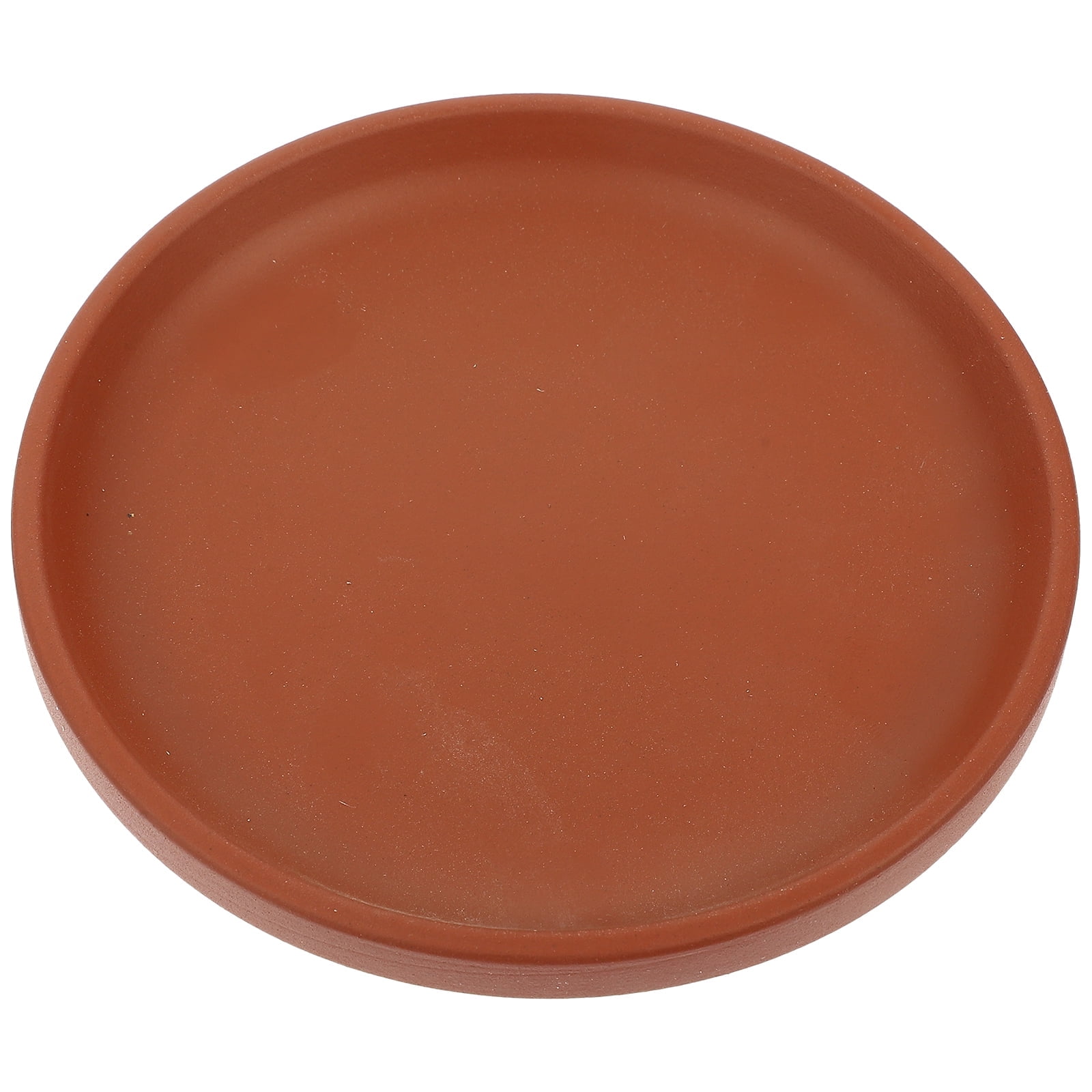 Plant Decorative Tray Flowerpot Holding Plate Purple Clay Flower Pot ...