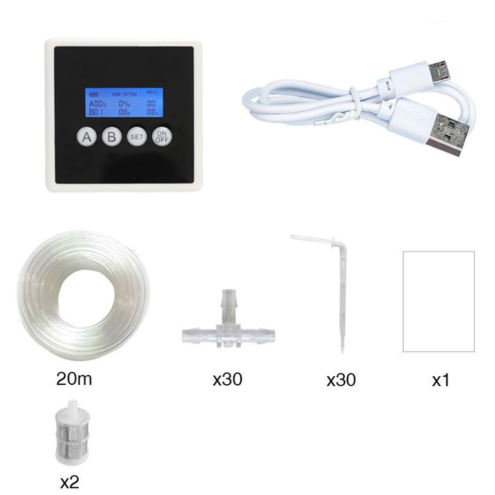 Plant Dual Pump Automatic Watering System for 15 or 30 Pots - Indoor ...