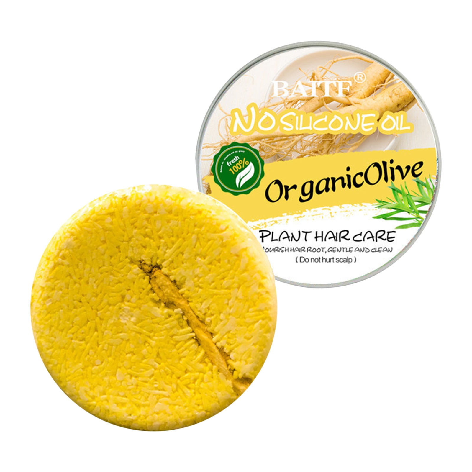 Plant Essential Oil Shampoo Aluminum Box Hand Shampoo Shampoo Gold ...