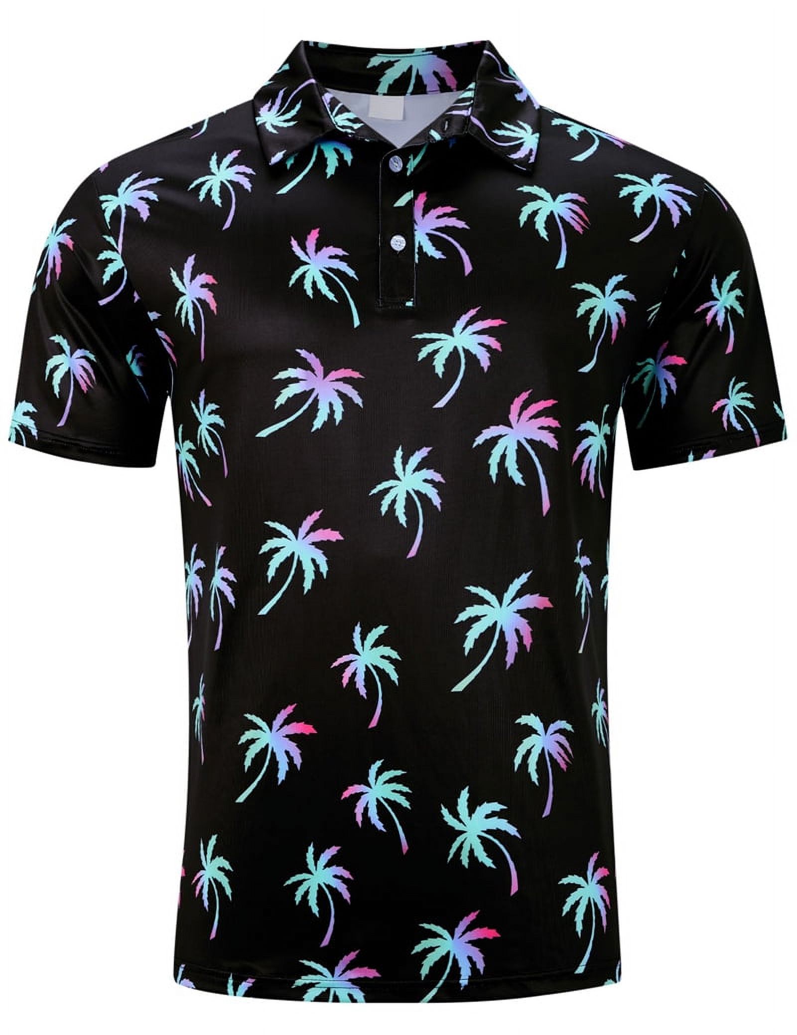 Plant Flower 3D Printed Polo Shirt Men Chilren Apparel Casual Short ...