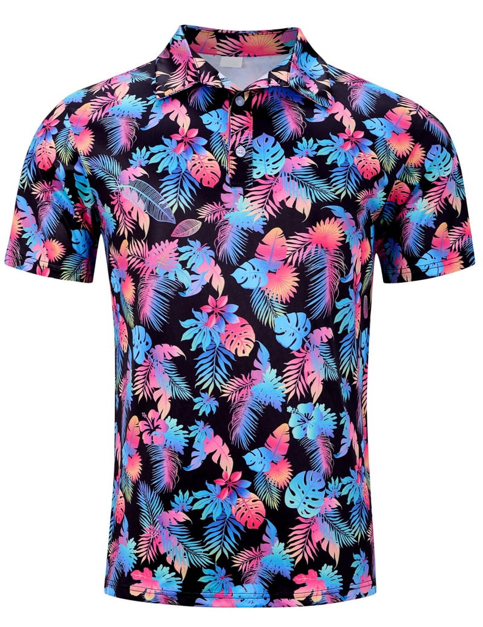 Plant Flower 3D Printed Polo Shirt Men Chilren Apparel Casual Short ...