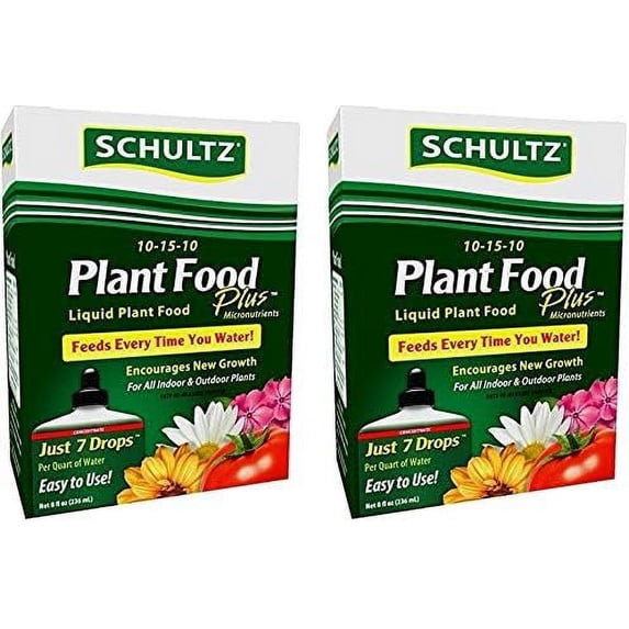 Schultz Plant Food All Purp 8oz 2-Pack — Outdoor & Indoor Plant Use ...