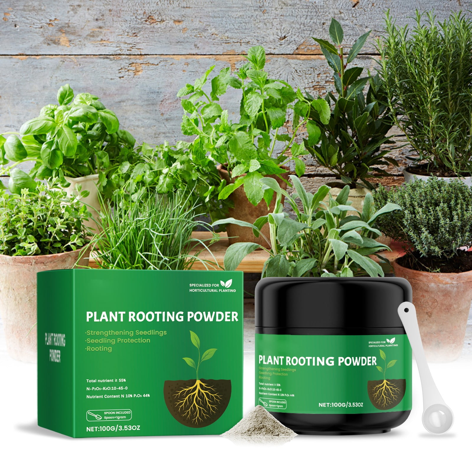 Plant Food Rooting Powder, Rooting Hormone for Plant Cuttings and ...