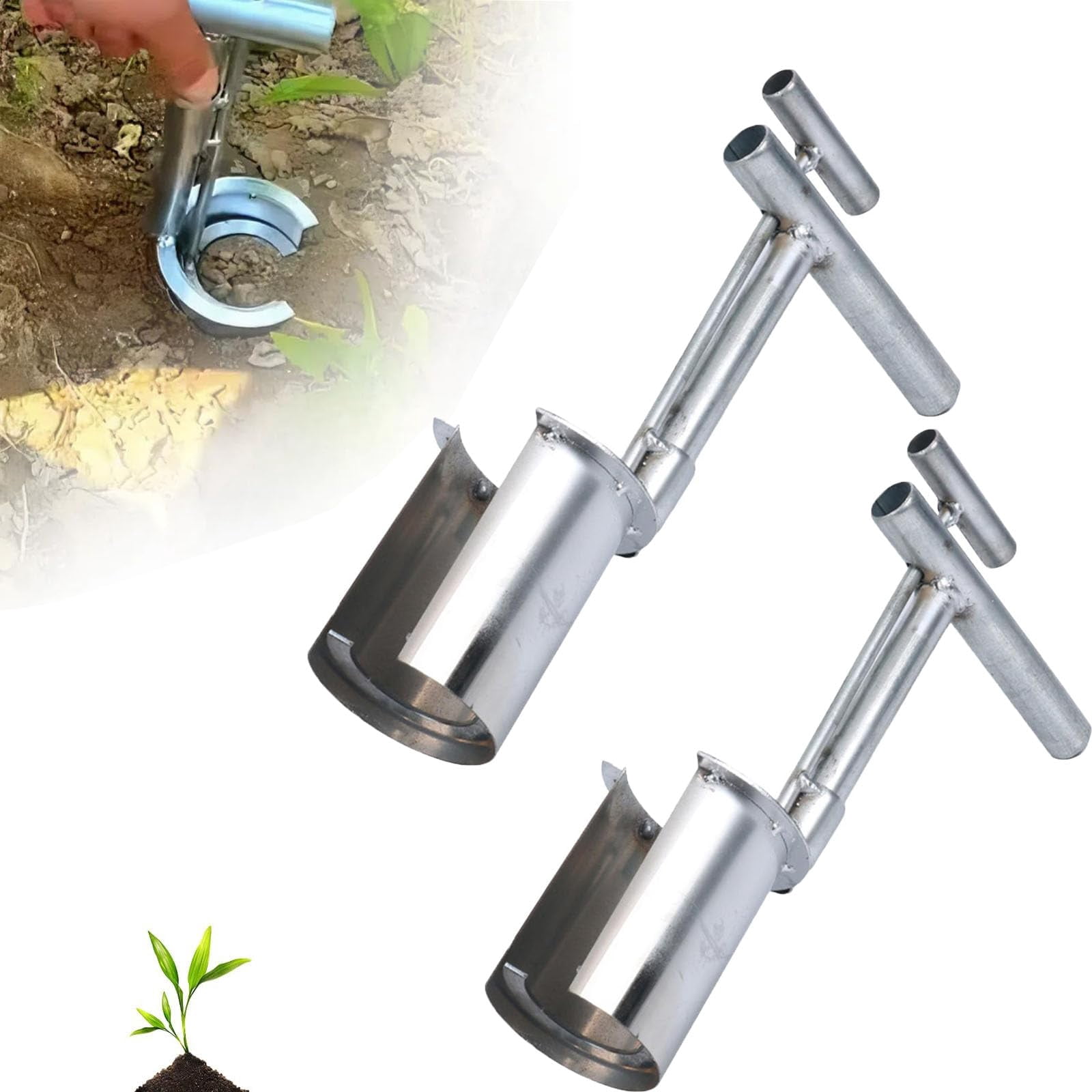 Plant and Fruit Tree Seedling Transplanter,Bulb Planter Tool Long ...