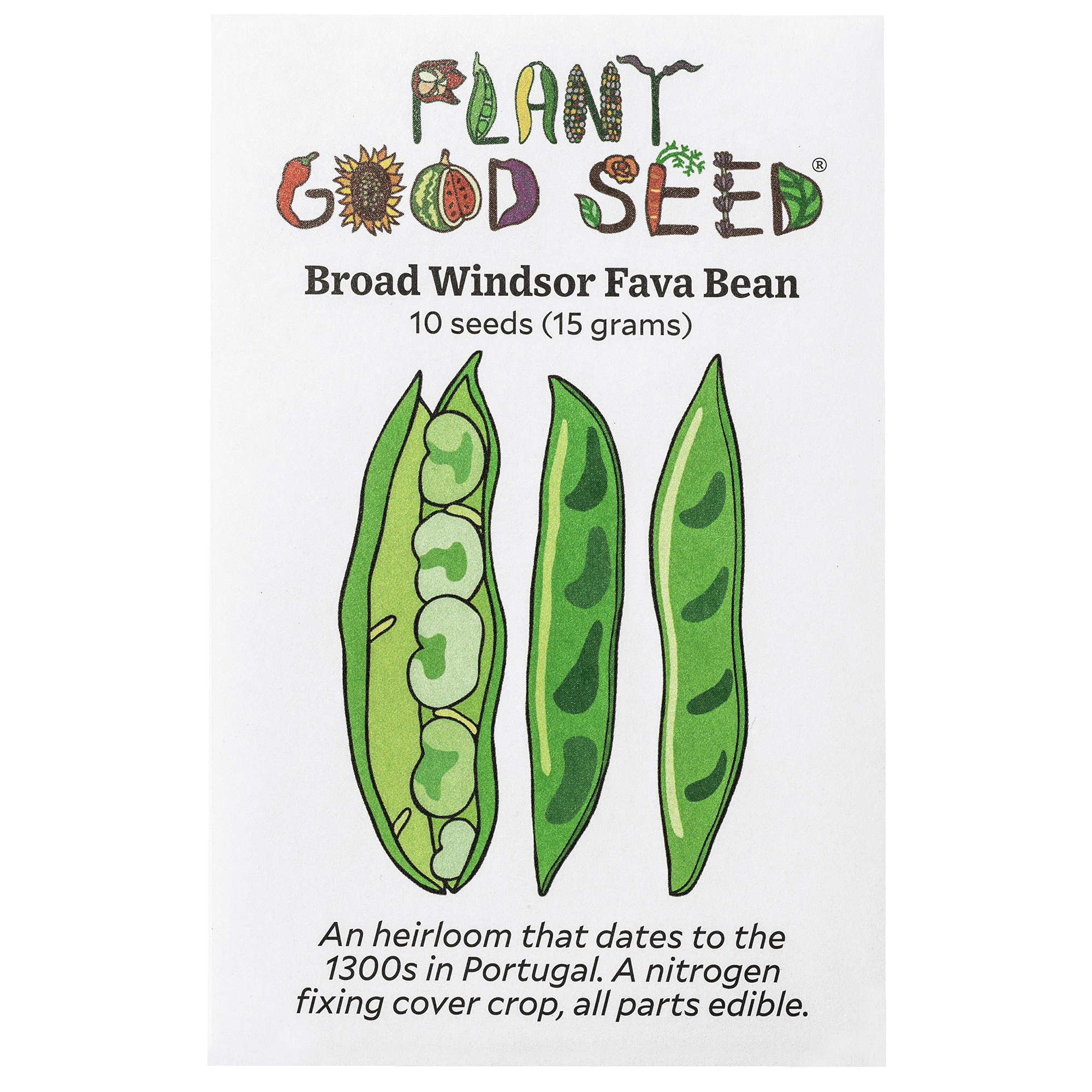 Plant Good Seed Broad Windsor Fava Bean Seeds for Planting - Walmart.com