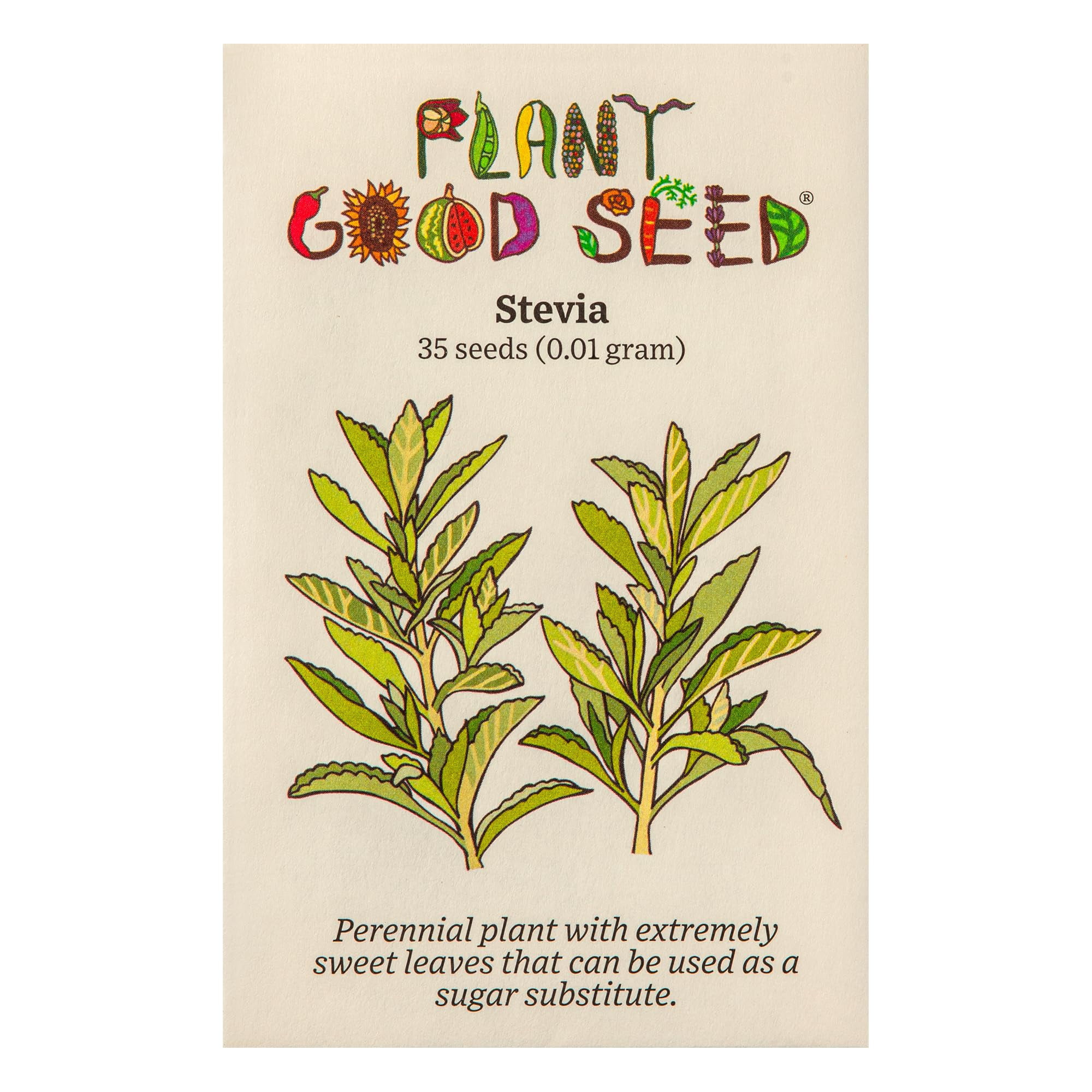 Plant Good Seed Organic Stevia Seeds - MHD1Pack of 35, Heirloom Seeds ...