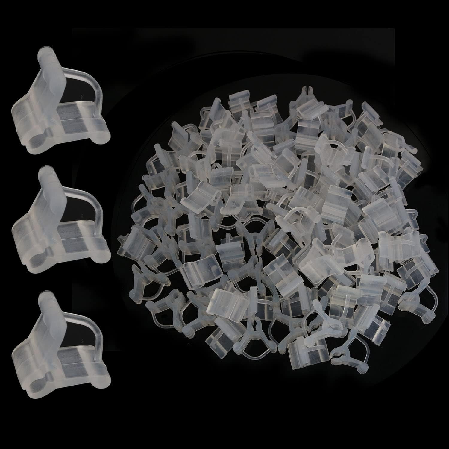 Plant Grafting Clip 100PCS Clear Tomato Seedling Grafting Clips ...