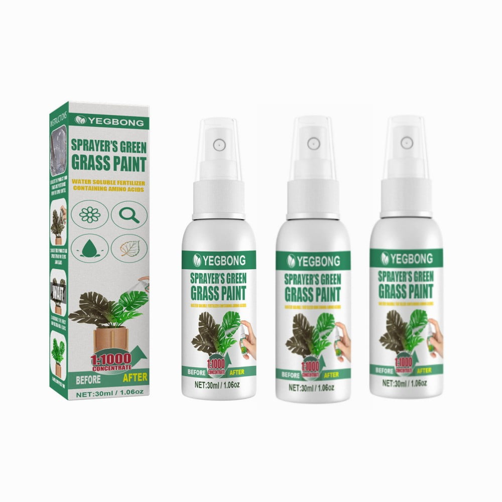 Plant Greening Agent Lawn Spray Green Leaf Repair Agent Plant Leaf Brightening Dust Removal ...