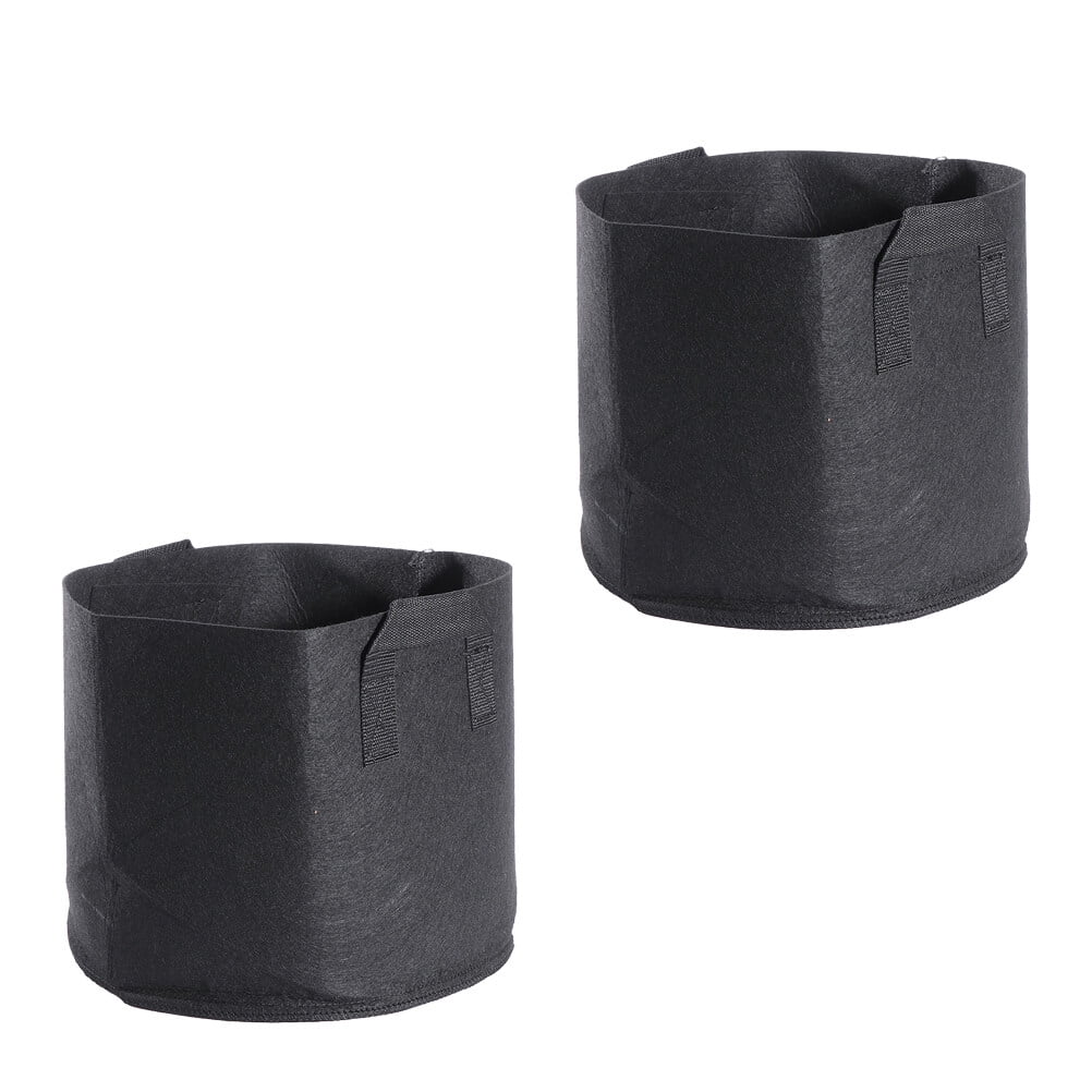 Plant Grow Bag Aeration Fabric Pots Tree Planting Bags Black Containers ...