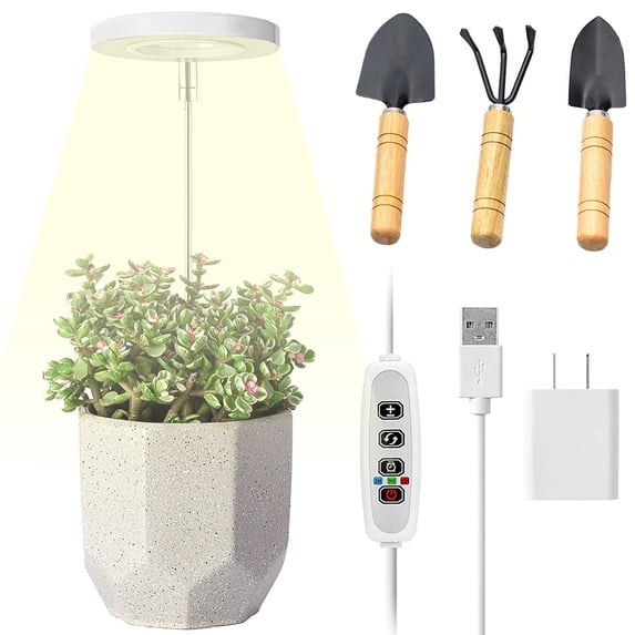 48 LED Plant Grow Light, Full Spectrum Indoor Lights, Adjustable, 3 ...