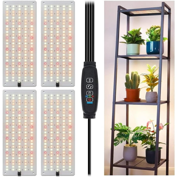 Plant Grow Light, 540 LEDs Full Spectrum Plant Lights for Indoor ...