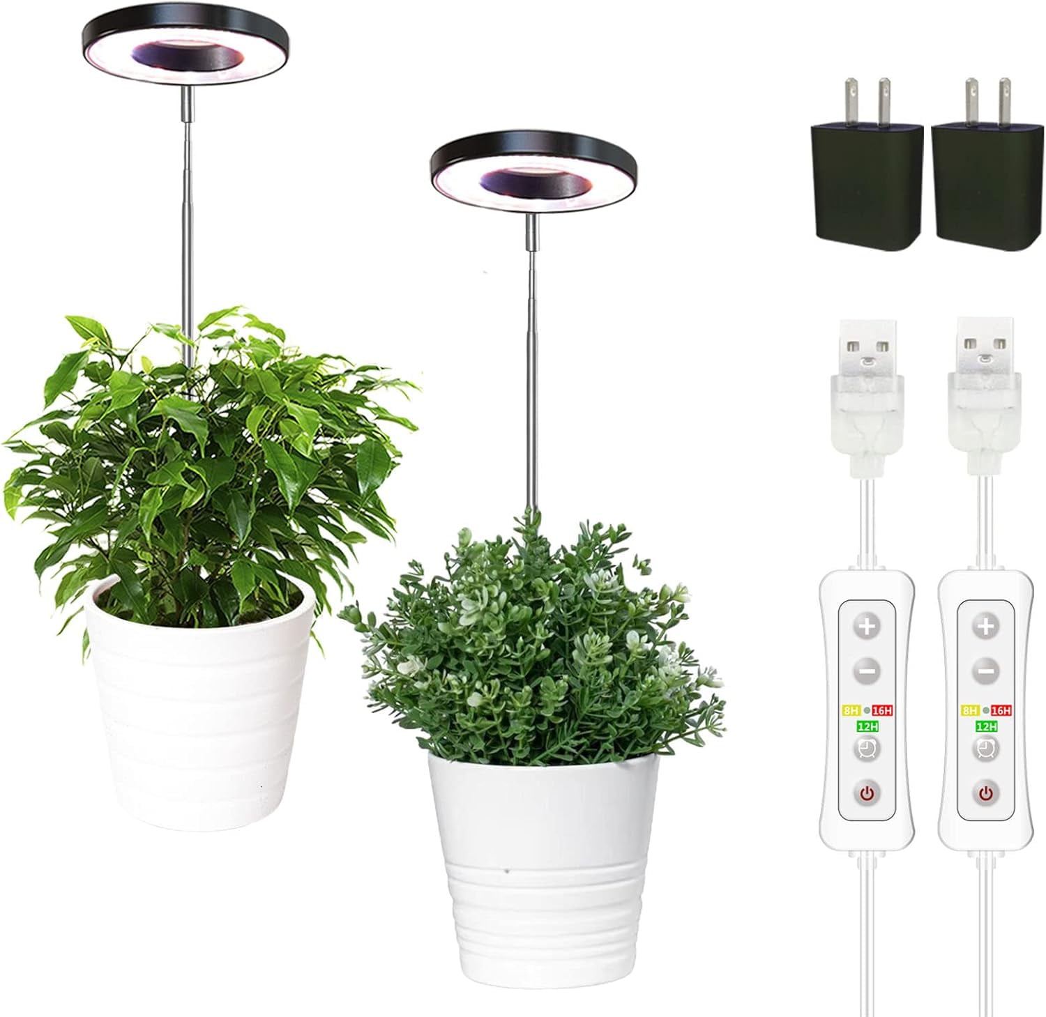 Plant Grow Light, LED Growing Light Full Spectrum for Indoor Plants ...