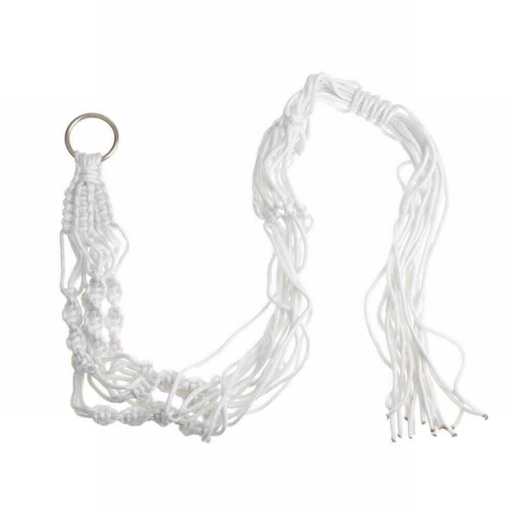 Plant Hanger Basket Rope Hanging Planter Pot Holder Nylon Garden Decor ...