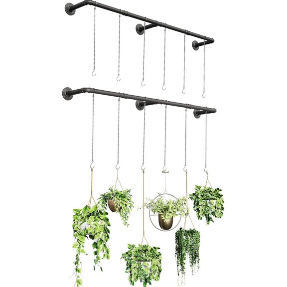 HuiXinOu Indoor and Outdoor Wall Type Plant Pot Hanging Bracket Hanger ...