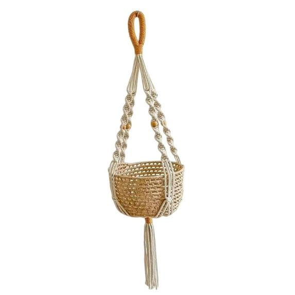 Plant Hanger Macrame Decorative Flower Pot Holder Stand Boho Style ...