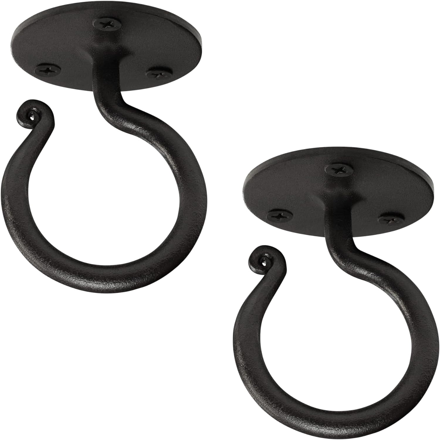 Plant Hangers Outdoor or Indoor - Wrought Iron Metal Hanger Indoor Hook ...