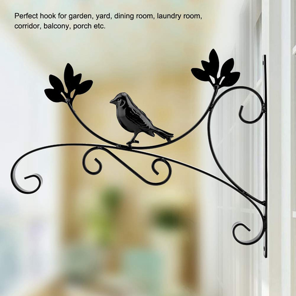 Plant Hangers Outdoor Plant Hooks for Wall/Fence, Hummingbird Hanging ...