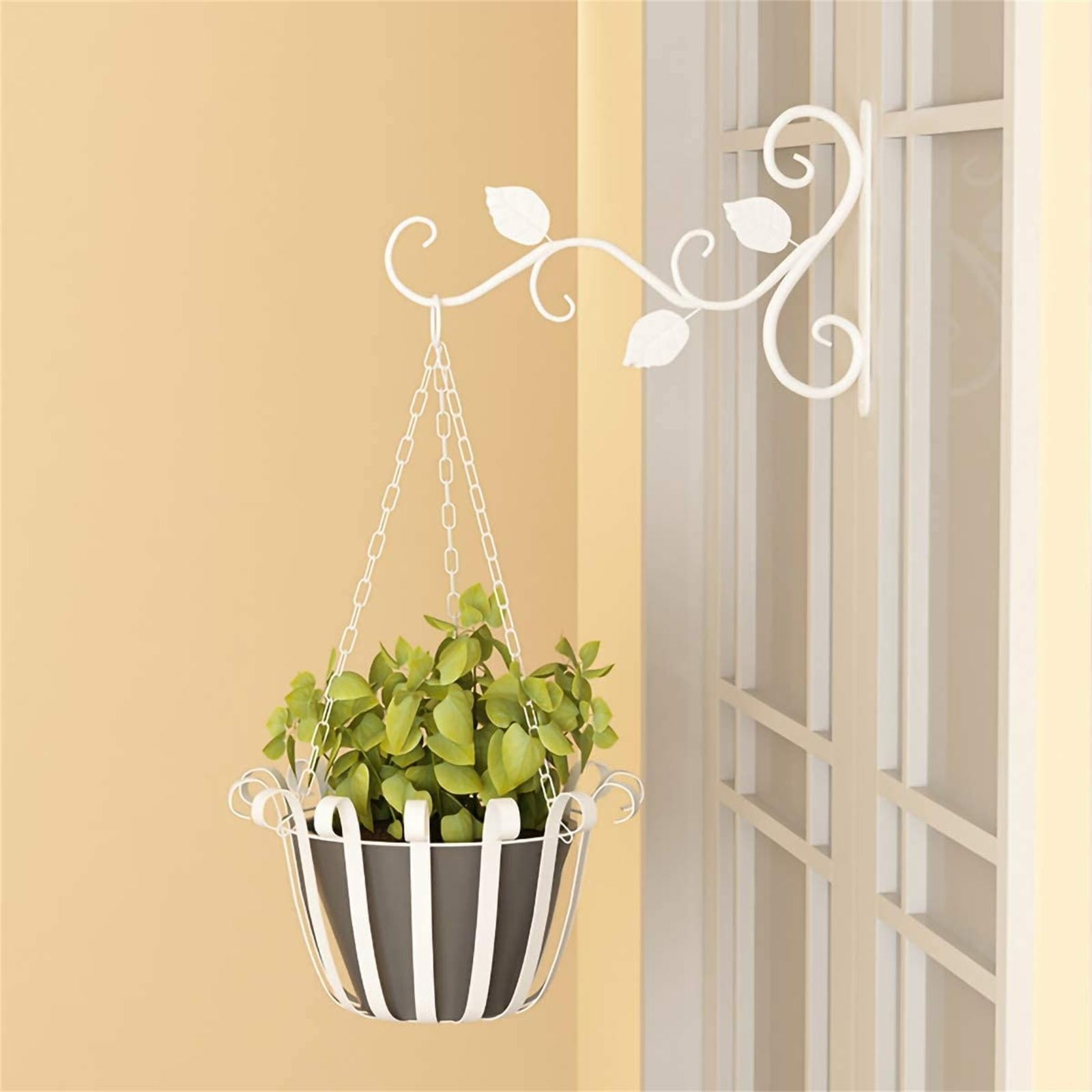 Plant Hangers,Wall Mounted Plant Hangers for Inside Outside,Metal ...