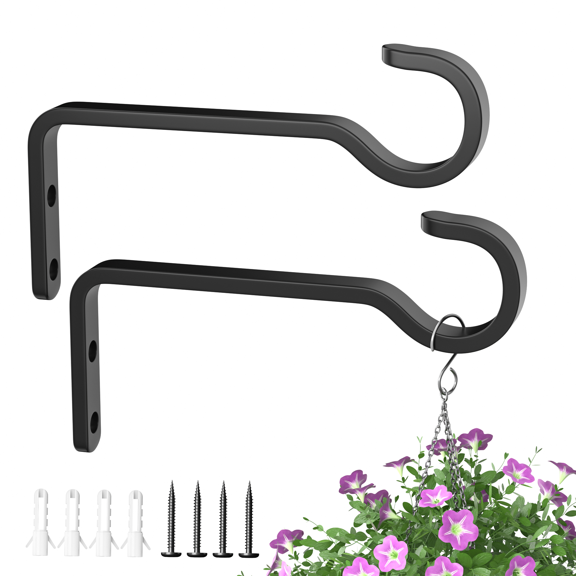 CQININI Flower Pots Rural Retro Wall Mounted Flower Pots Flower Flower ...