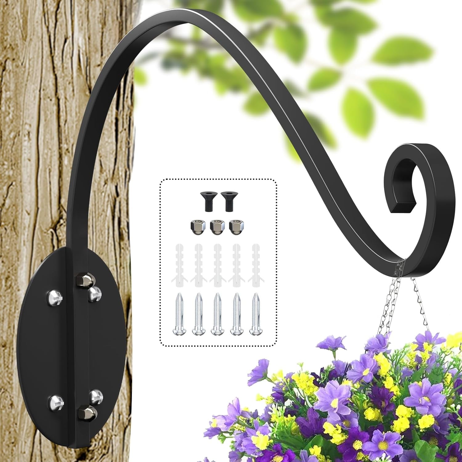 Plant Hars Outdoor - 16 Inch Hanging Plant Hooks and Bird Feeder Har ...
