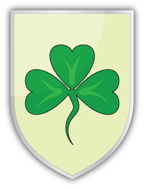 Plant Heraldic Shield Sticker Phone Decal Water Bottle Stickers Car ...