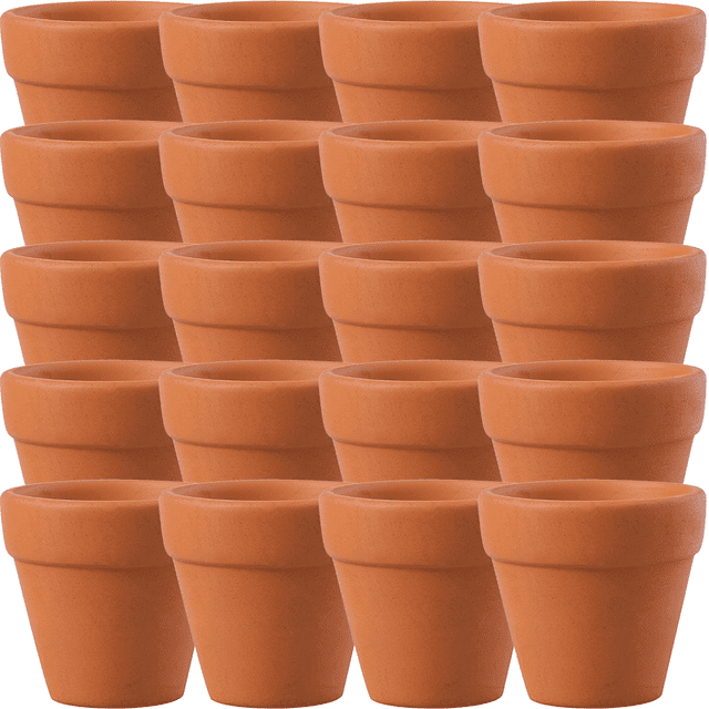 Plant Home Decor Mini Terracotta Pots 2 Inch Flower Succulent Planters ...