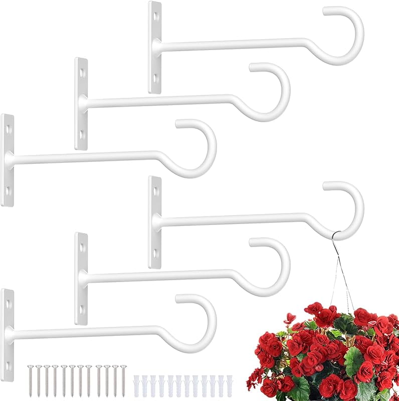 Plant Hooks for Hanging Plant Bracket 6inch Metal Plant Hanger ...