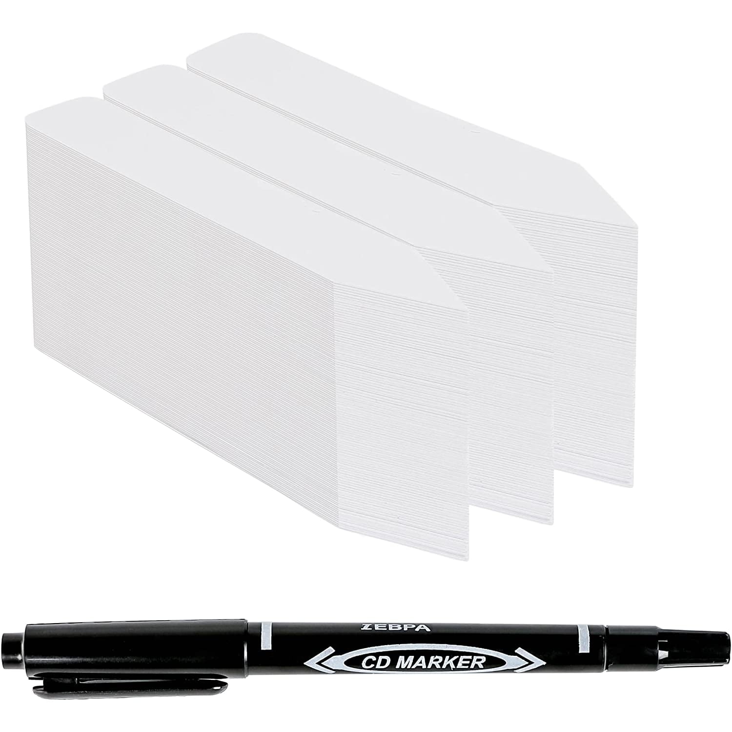 Waterproof 300Pcs 4 Inch Plastic Plant Labels with Permanent Marker for ...